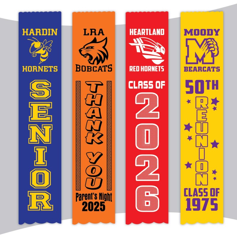 Reunion / Senior / Parent's - 2" x 10" Ribbons - TTC Trammell Company ...